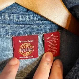 GAP | Jackets & Coats | Vintage Gap Blue Jeans World Standard Denim ...